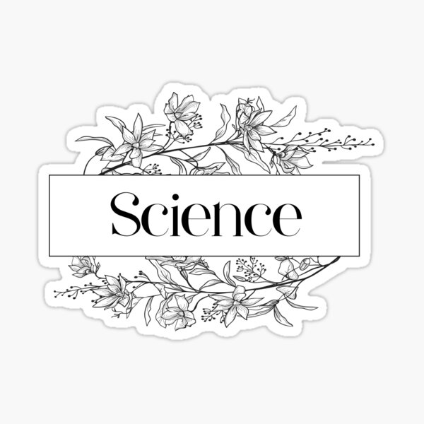 "Science subject" Sticker for Sale by A-Personalised | Redbubble