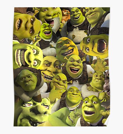 Funny Shrek Posters | Redbubble