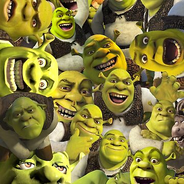 "Shrek Collage " Poster for Sale by llier4 | Redbubble