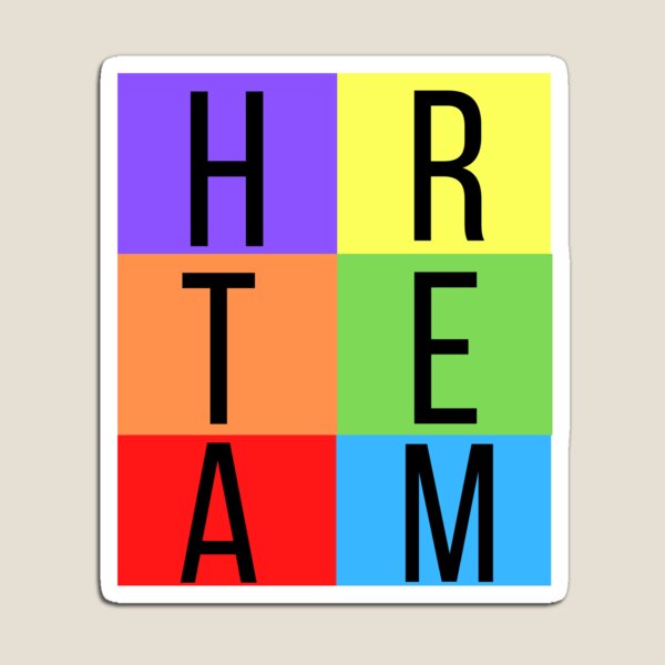 "Colorful HR TEAM logo-Human Resources" Magnet for Sale by Oreo2020 ...
