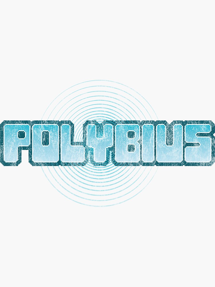 "POLYBIUS" Sticker for Sale by stuartwitts | Redbubble