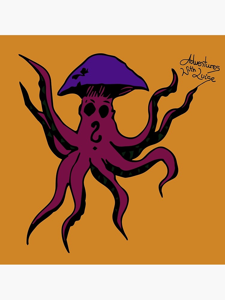 "The question mark octopus" Poster by AdventuresLuise | Redbubble
