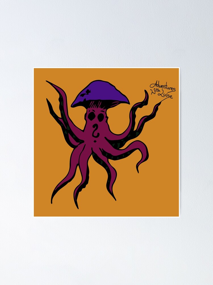 "The question mark octopus" Poster by AdventuresLuise | Redbubble