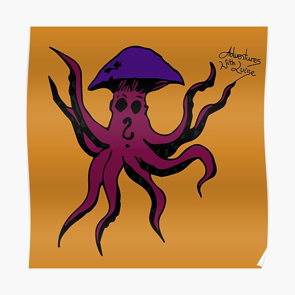 "The question mark octopus" Poster by AdventuresLuise | Redbubble