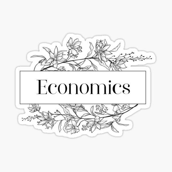 Economics School Subject Stickers | Redbubble
