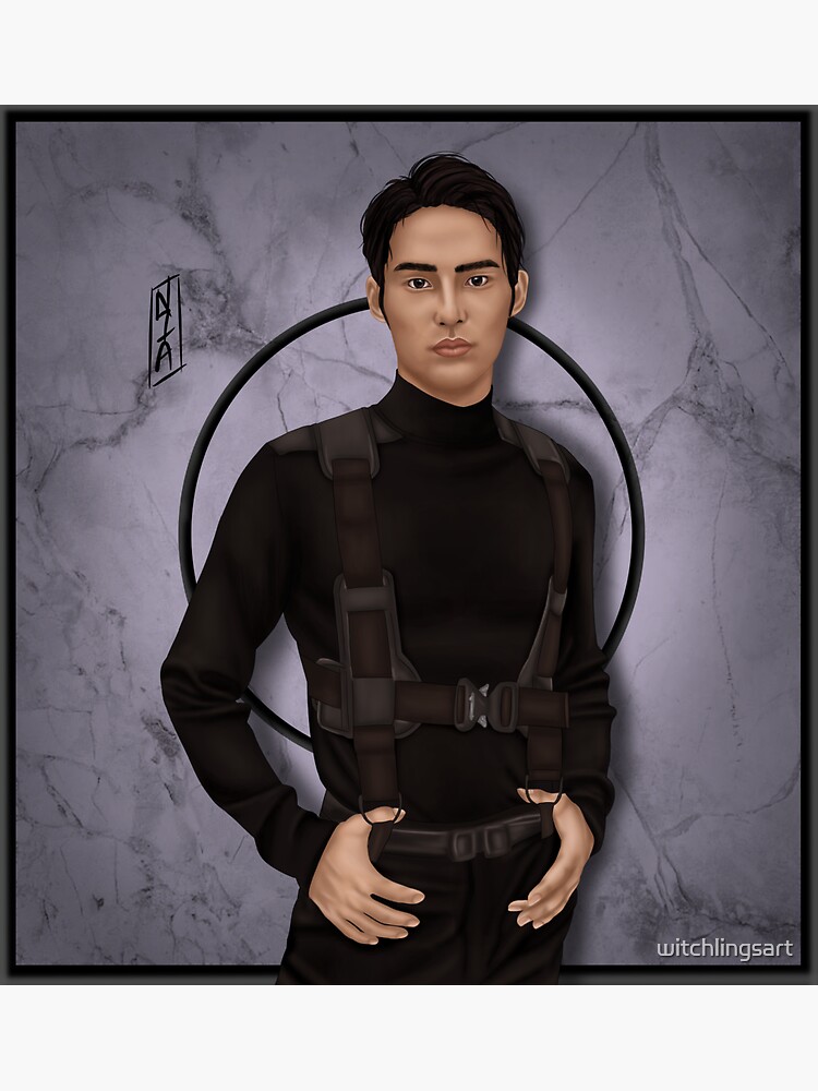 "kenji" Sticker by witchlingsart | Redbubble