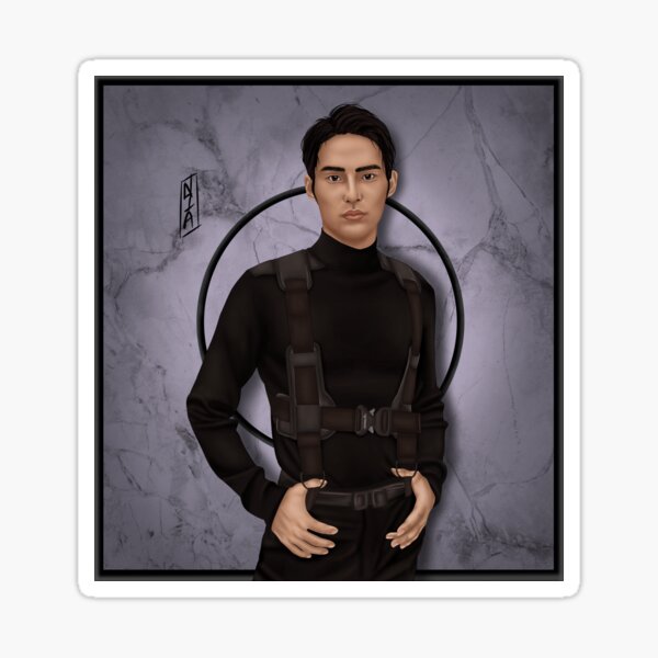 "kenji" Sticker by witchlingsart | Redbubble