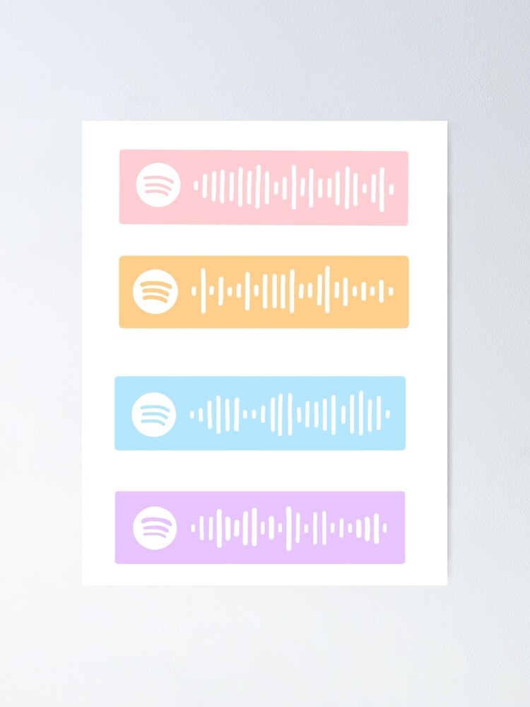 "Megan thee stallion Spotify codes " Poster for Sale by cloudyydesignss ...