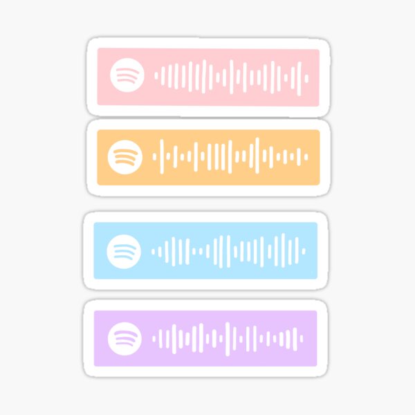"Megan thee stallion Spotify codes " Sticker by cloudyydesignss | Redbubble
