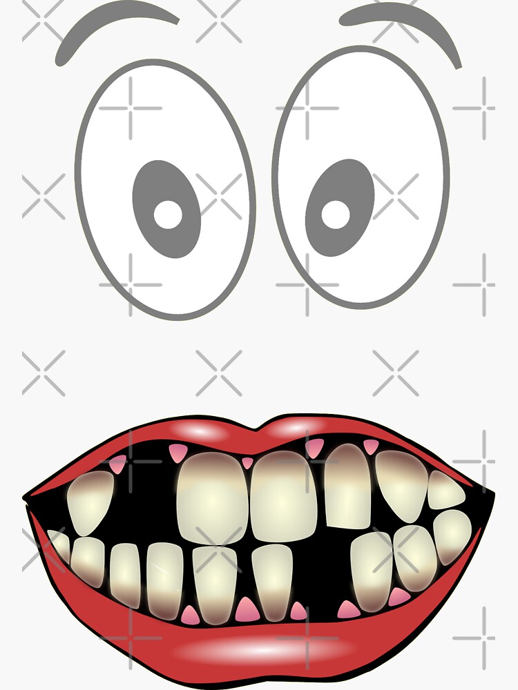 "Halloween Horror - Scary Ugly Big Face - Big Eyes, Missing Teeth ...