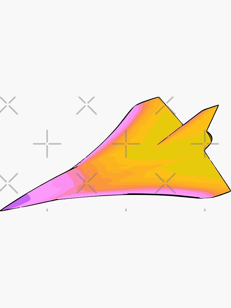 "Hypersonic 1" Sticker for Sale by AeroGeekTees | Redbubble
