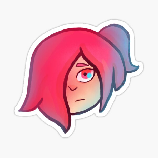 "Mitsuba face" Sticker for Sale by Pottsfield-CM | Redbubble