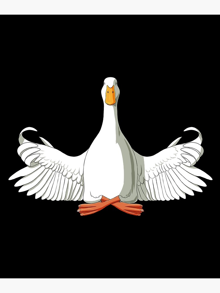 "Meditating Duck" Art Print for Sale by alwe-designs | Redbubble