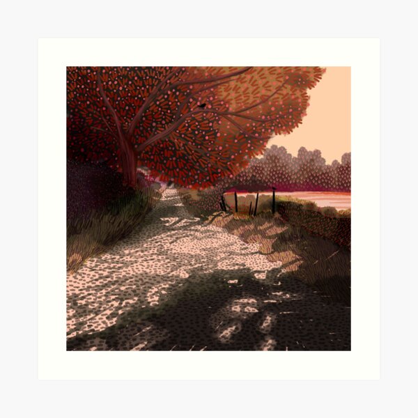 "The Long Road" Art Print for Sale by Jane-Newland | Redbubble