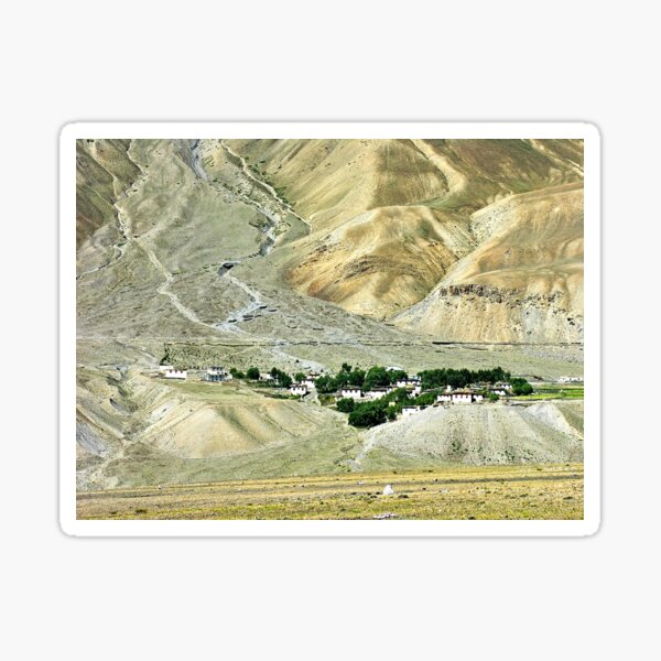 "Himalaya Mountains Himalayan Village, Himalaya" Sticker by worldways ...