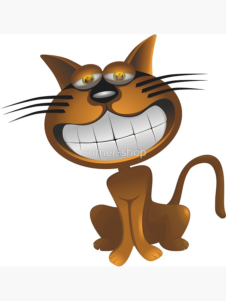 Lámina fotográfica «DIVERTIDO Y LINDO MEME GATO GRANDE» de corner-shop ...