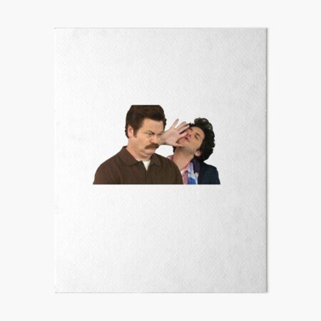 "Ron Swanson and John Ralphio" Art Board Print for Sale by ThatLasagna ...