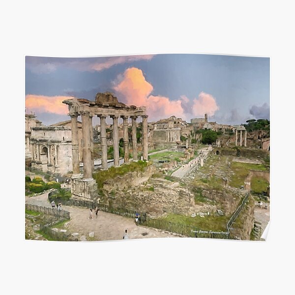 "Roman Forum" Poster for Sale by granzowd | Redbubble