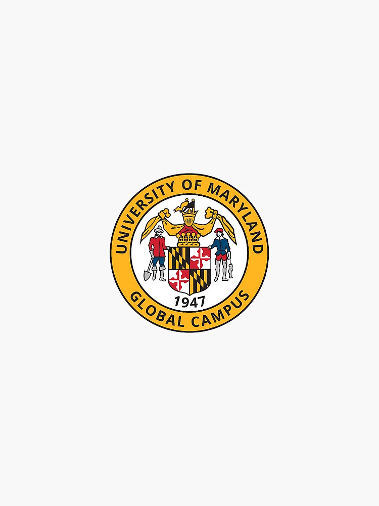"Old UMD Seal" Sticker by sarahgries | Redbubble