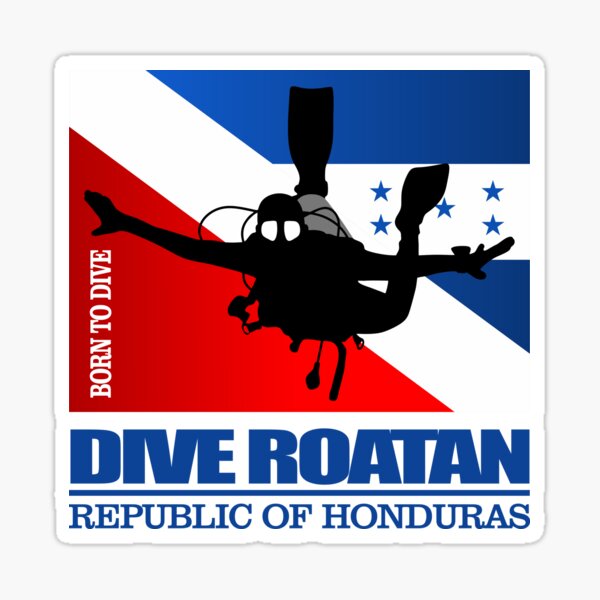 "Dive Roatan (DF2)" Sticker for Sale by curranmorgan | Redbubble