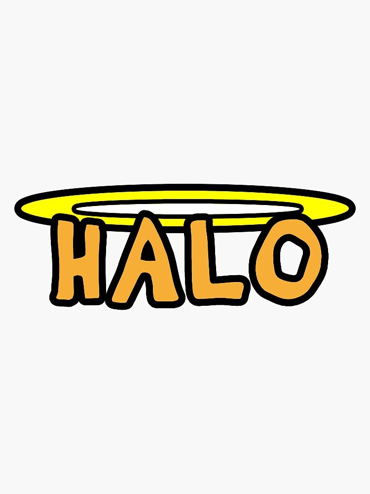"Halo sticker" Sticker by mccay2 | Redbubble