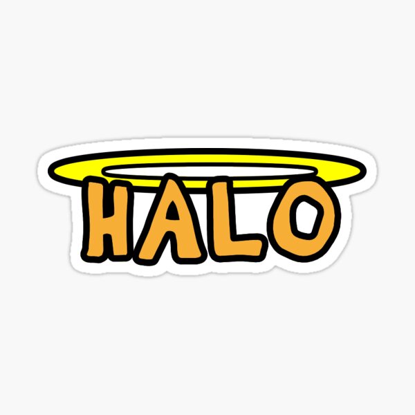 "Halo sticker" Sticker by mccay2 | Redbubble