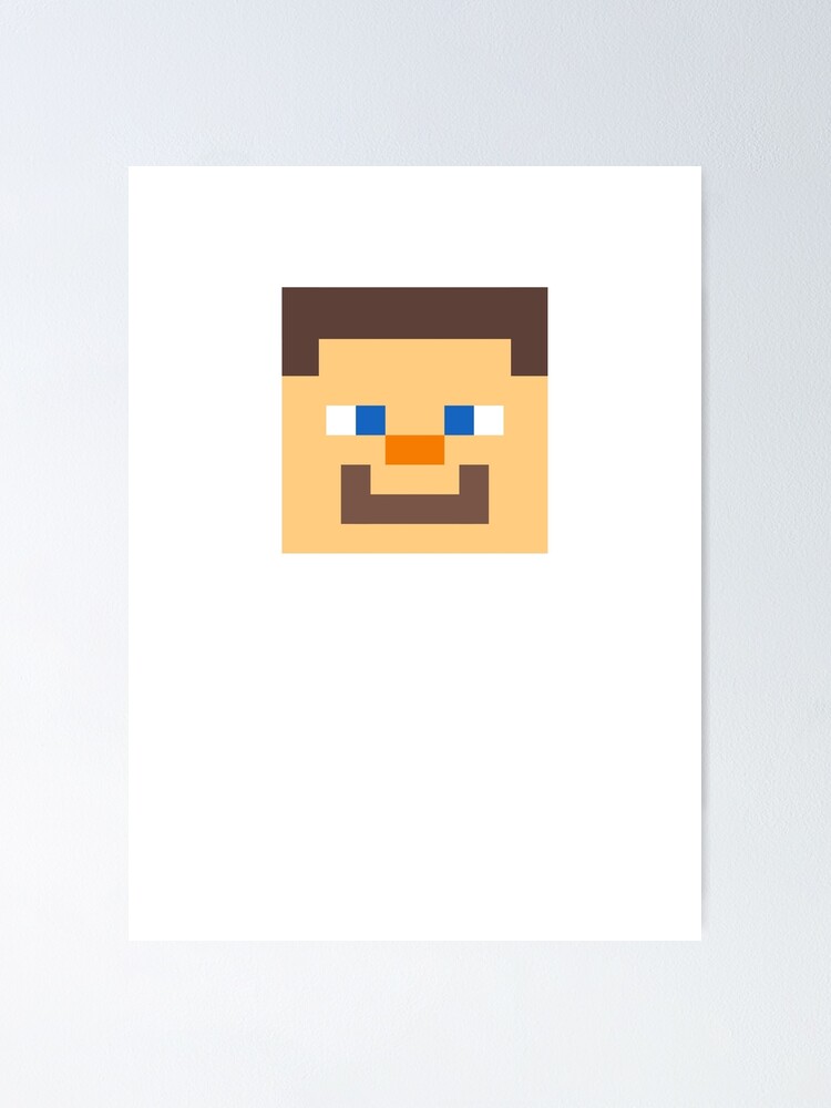 "Minecraft steve" Poster by Brooklime | Redbubble