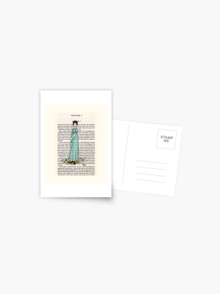 "Jane Austen - Emma " Postcard for Sale by Jess Purser | Redbubble