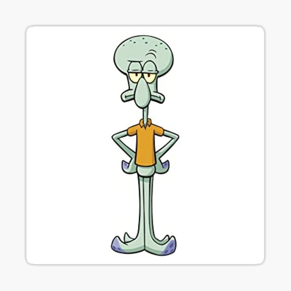 Squidward Tenticles Stickers | Redbubble