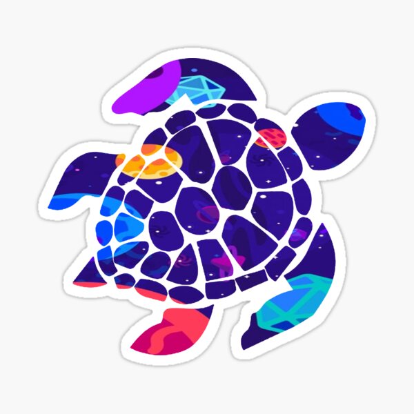 " Space Galaxy Sea Turtle" Sticker by MilnaCastillo | Redbubble