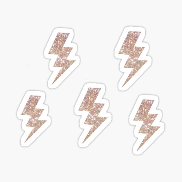 "Sparkle lightning sticker pack" Sticker for Sale by annija- | Redbubble