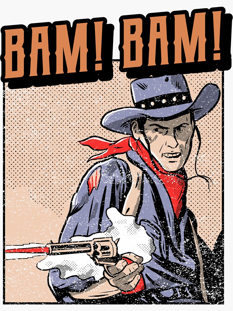 "Bam! Bam!" Sticker by Blink300 | Redbubble