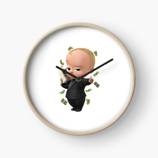 Boss Baby Clocks | Redbubble