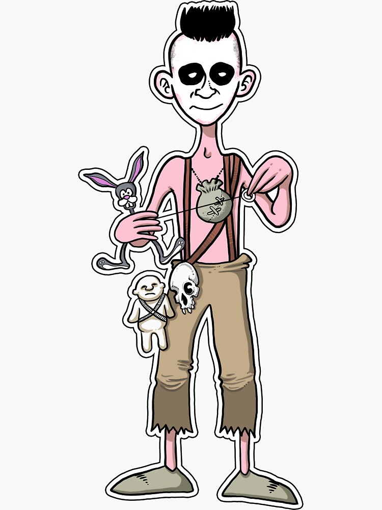 "Scrooloose" Sticker for Sale by dembonesart | Redbubble