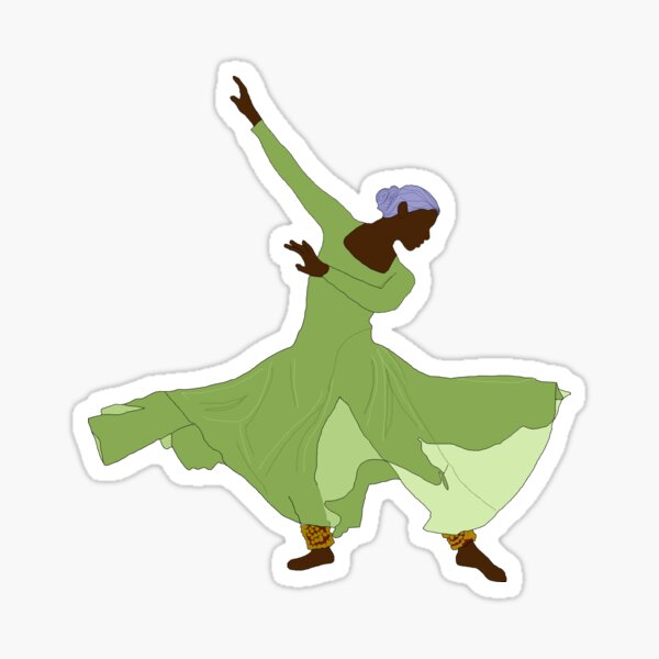 "Kathak . Indian Classical" Sticker by kesiyajohny | Redbubble