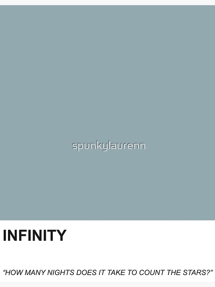 "Infinity Pantone One Direction" Poster by spunkylaurenn | Redbubble
