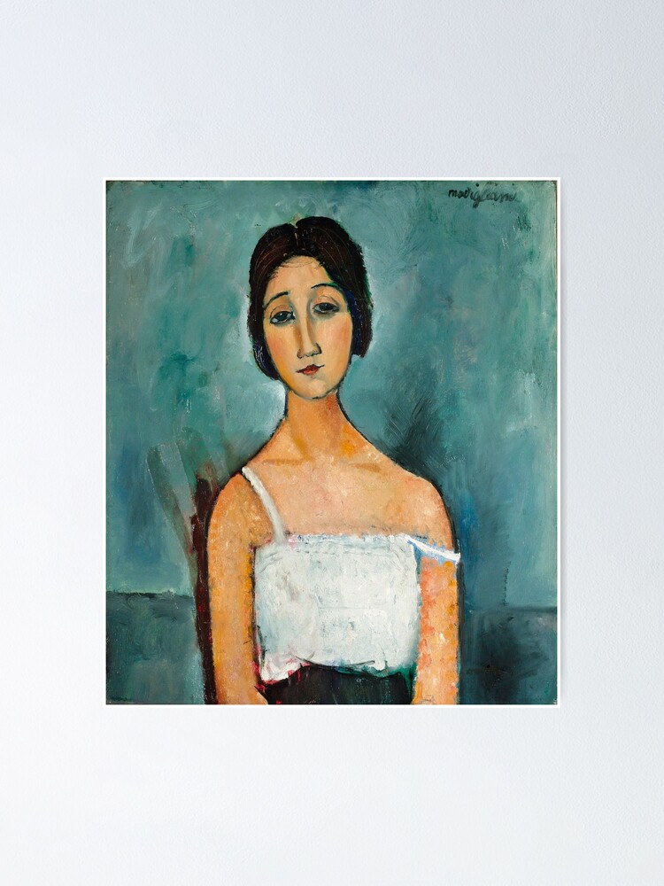 "Christina (1916) by Amedeo Modigliani" Poster by ginastera-66 | Redbubble