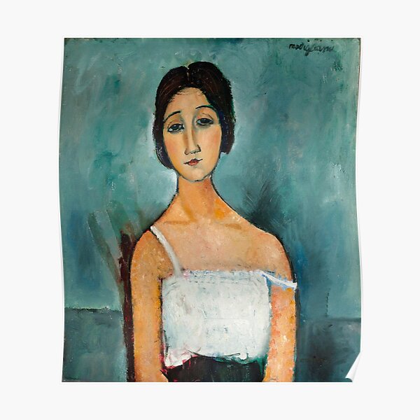 "Christina (1916) by Amedeo Modigliani" Poster by ginastera-66 | Redbubble