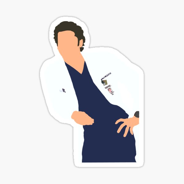 "Derek Shepard" Sticker for Sale by ShortStickers | Redbubble