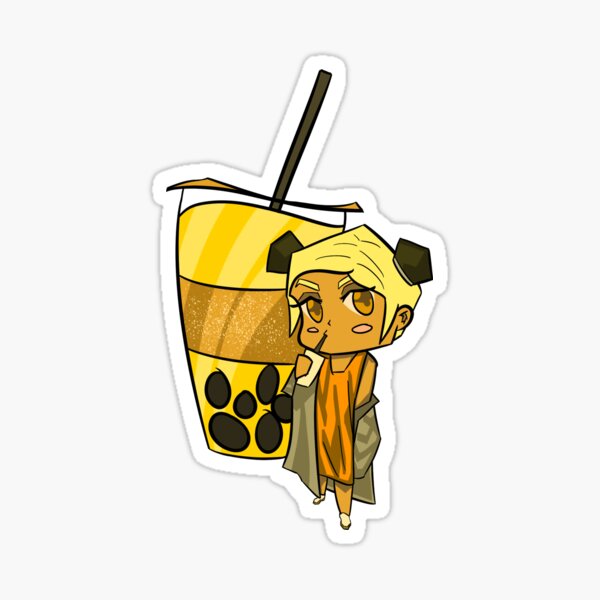 "Bubble Tea and Chibis #4 - Life is A Mango" Sticker by zeffdartist ...