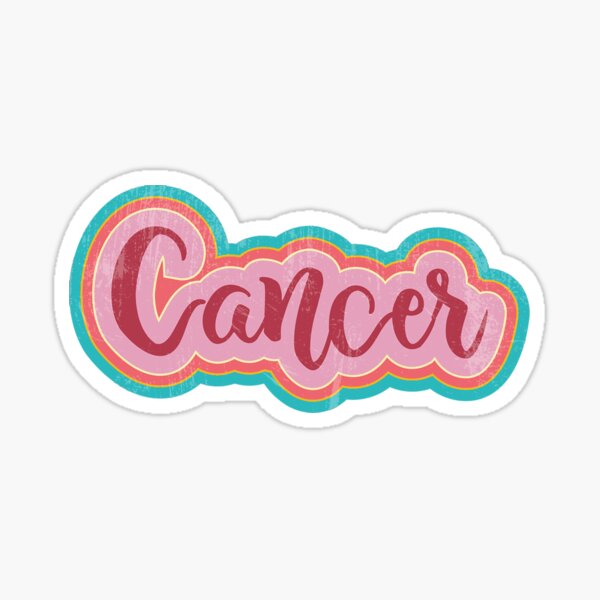 "Cancer Sign" Sticker for Sale by Viralvibes92 | Redbubble