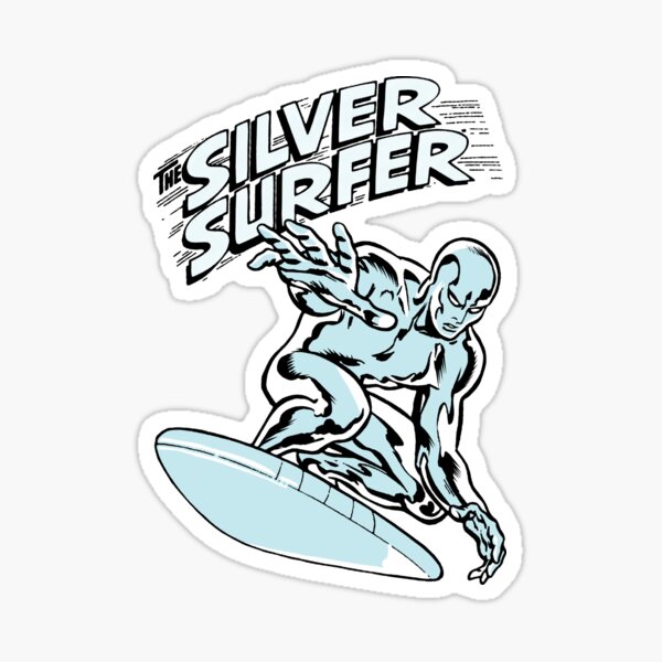 Silver Surfer Stickers | Redbubble