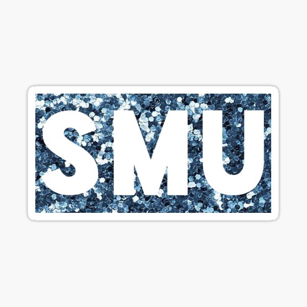 "SMU Sticker" Sticker for Sale by kec1998 | Redbubble