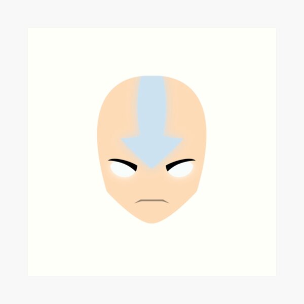 "Avatar The Last Airbender Aang Front View" Art Print by Hiz-Art ...
