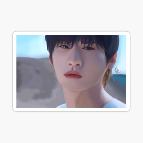 "Lee Know | Stray Kids" Sticker for Sale by Ahgahozzy | Redbubble