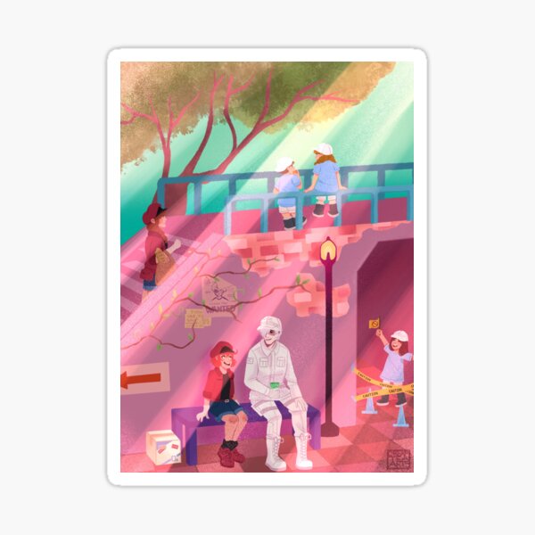 "Cells at Work" Sticker by MissPak | Redbubble