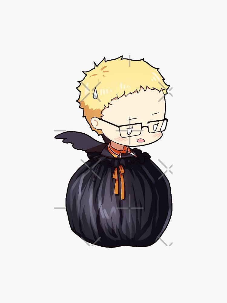 "Haikyuu!! Tsukishima" Sticker for Sale by Suncelia | Redbubble