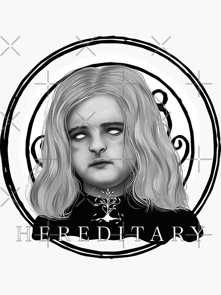 "Charlie - Hereditary" Sticker by Geraart | Redbubble