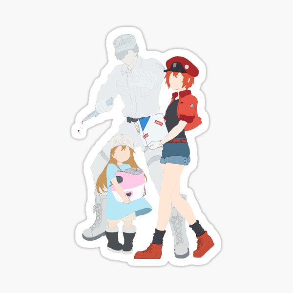 "Cells at Work!" Sticker for Sale by xSophh | Redbubble