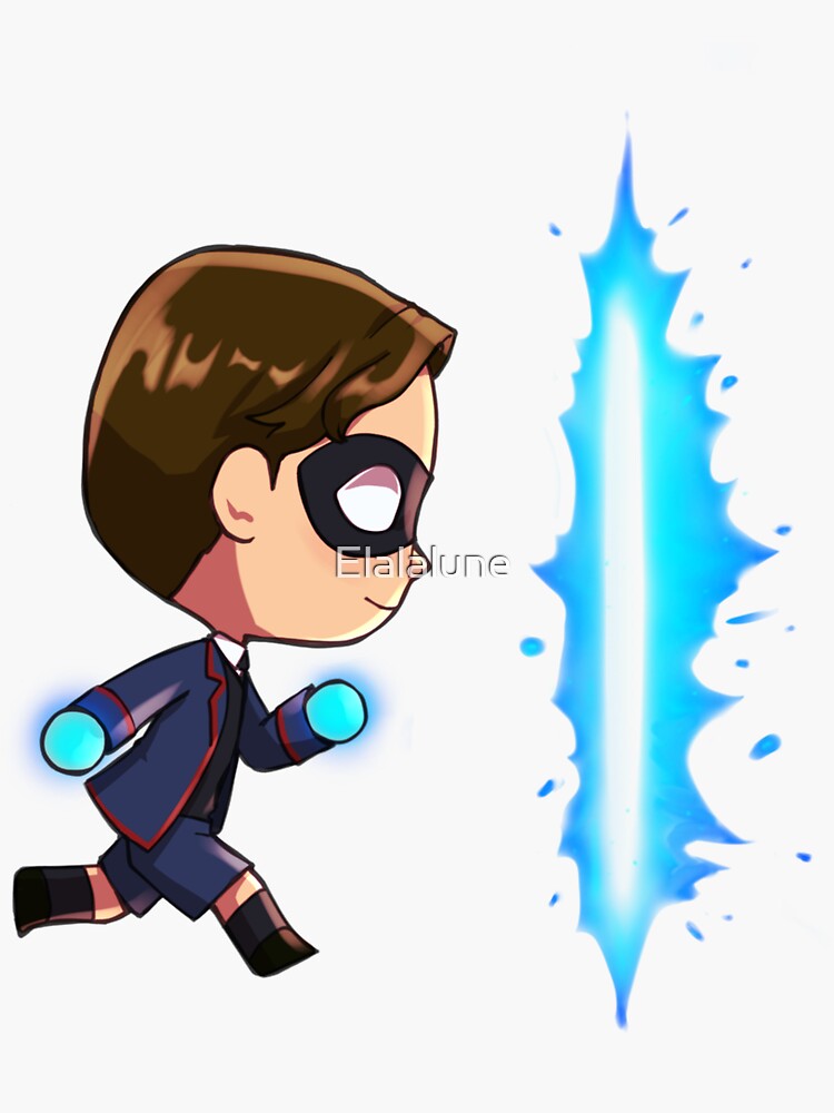 "Chibi five" Sticker for Sale by Elalalune | Redbubble